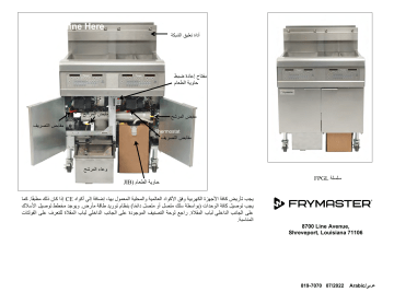 Frymaster FPGL Quick Reference | Manualzz