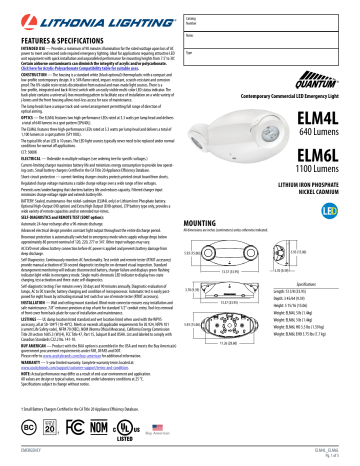 Lithonia Lighting ELM4L Contractor Select ELM4L 120-Volt/277-Volt ...