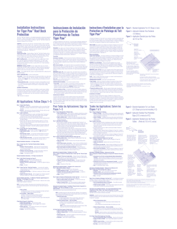 GAF 0983 Tiger Paw 400 sq. ft. Premium Synthetic Roofing Underlayment ...