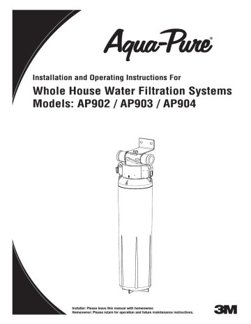 3M AQUA-PURE-AP917HD-S Whole House Large Diameter Replacement Filter ...