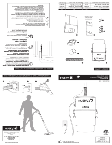 Husky FLEX-NA-EKITBB Central Vacuum Flex Instructions | Manualzz