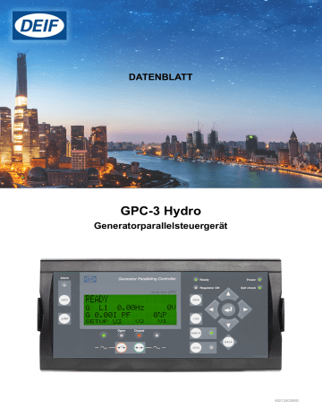 Deif GPC-3 Generator paralleling controller Datenblatt | Manualzz