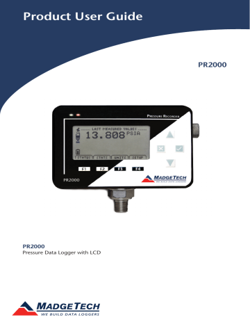 MadgeTech PR2000 User Guide | Manualzz