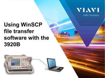 Viavi 3920B Series Analog and Digital Radio Test Platform User Guide ...