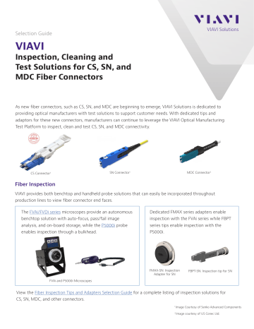 Viavi P5000i Fiber Microscope Guide | Manualzz
