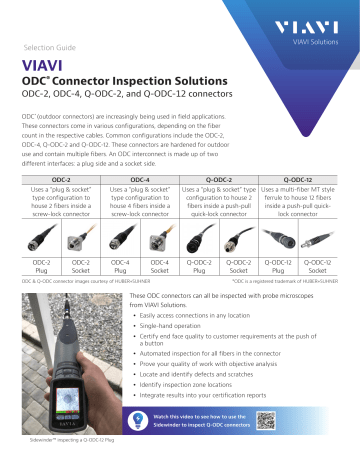 Viavi P5000i Fiber Microscope Guide | Manualzz