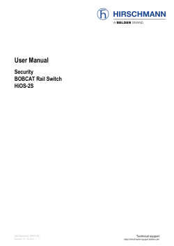 Hirschmann BRS - Manual, Reference manual | manualzz.com