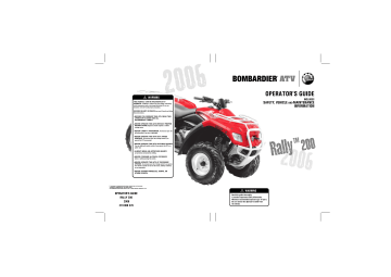Can-Am Rally 175 2006 Operator Guide | Manualzz