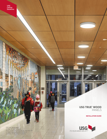USG True™ Wood Panels Installation Guide | Manualzz