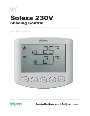 Elsner Solexa 230 V Manual | Manualzz