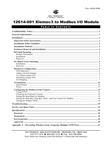 GAI-Tronics Model 12614-001 User Guide | Manualzz