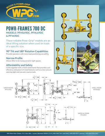 Woods Powr-Grip PFV69DCS Specifications | Manualzz