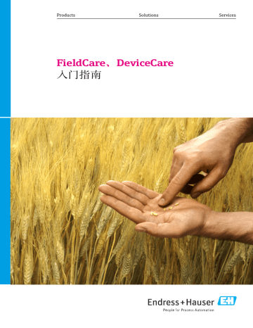 Endres+Hauser FieldCare, DeviceCare ユーザーマニュアル | Manualzz