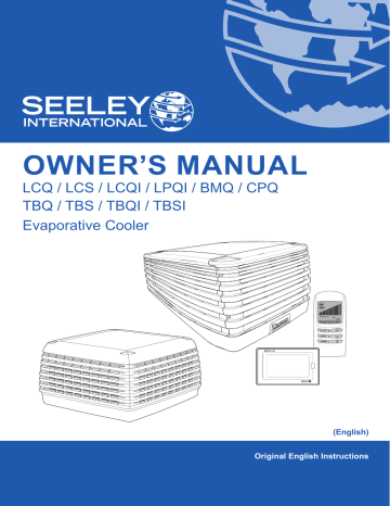 Braemar Evap LCQ LCQI LPQI BMQ Owner's Manual | Manualzz
