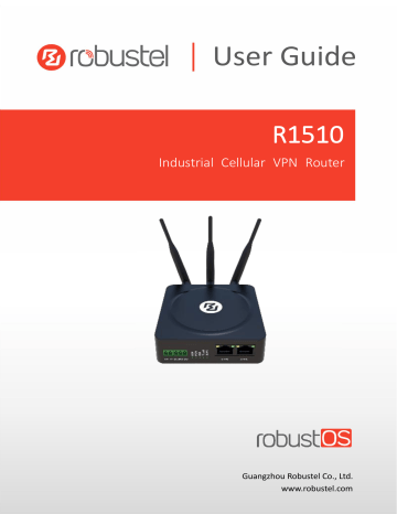 Robustel R1510 User Guide | Manualzz