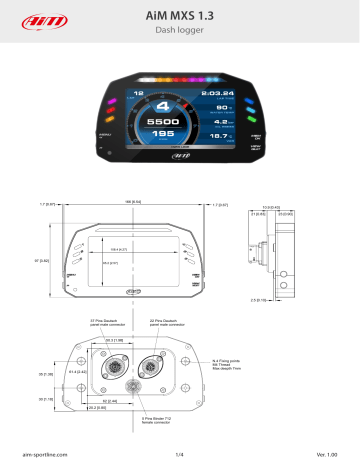 AIM MXS 1.3 Technical Sheet | Manualzz