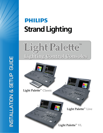 Vari-Lite Light Palette Setup Guide | Manualzz