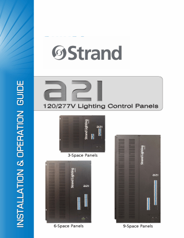 Vari-Lite A21 DIMMING SYSTEMS User manual | Manualzz