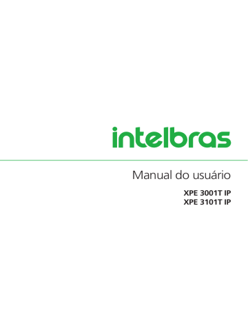 Intelbras XPE 3001T IP Porteiro eletrônico IP de tecla única Manual do ...