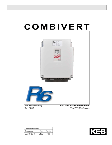 KEB R6-S Gehäuse R v2 Installation manual | Manualzz