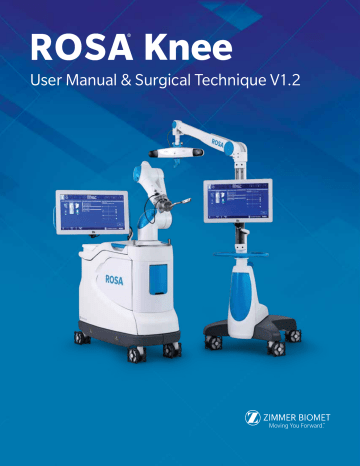 Zimmer ROSA Knee System Owner's Manual | Manualzz