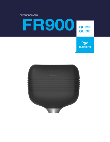 Bluebird FR900 Fixed RFID Reader Quick Guide | Manualzz