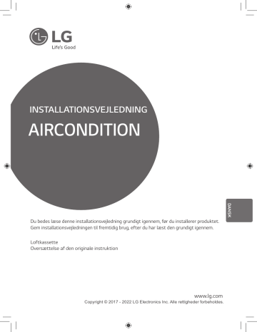 LG ARNU24GTPC4 Installationsvejledning | Manualzz