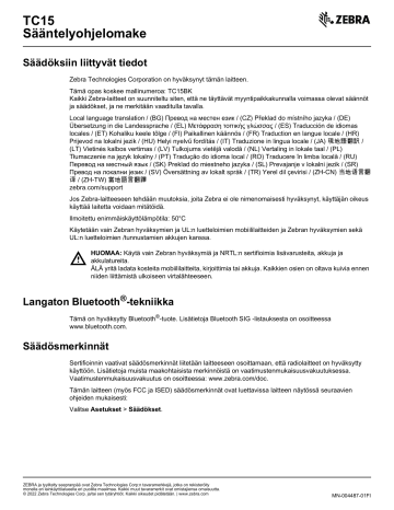 Zebra TC15 Owner Manual | Manualzz