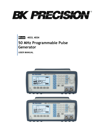 B&K Precision 403x Series User Manual | Manualzz