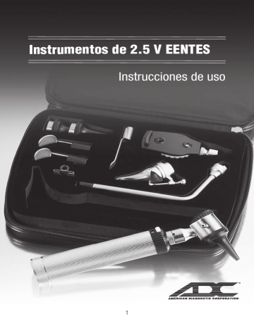ADC Proscope™ 5212 Standard Ophthalmoscope Manual de usuario | Manualzz