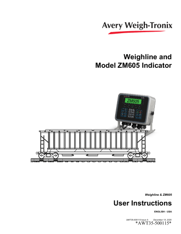 Avery Weigh-Tronix Weighline User Manual | Manualzz