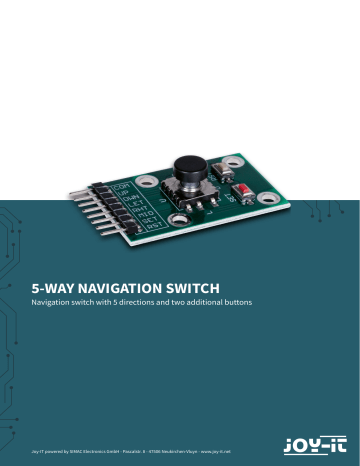 Joy-IT 5-Way Navigation Switch Manual | Manualzz