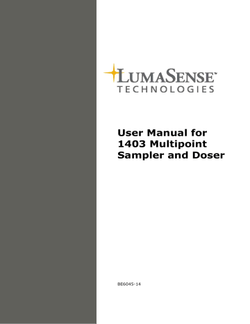 LumaSense Technologies INNOVA 1403 User Manual | Manualzz