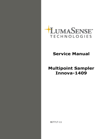 LumaSense Technologies INNOVA 1409 Service Manual | Manualzz