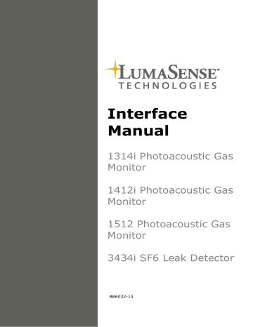 LumaSense Technologies INNOVA 1512 Manual | Manualzz