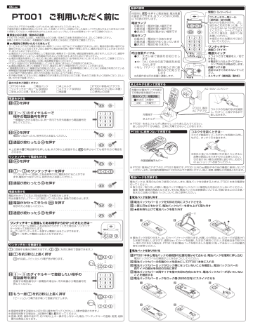 Pantech 簡単ケータイS PT001 取扱説明書 | Manualzz