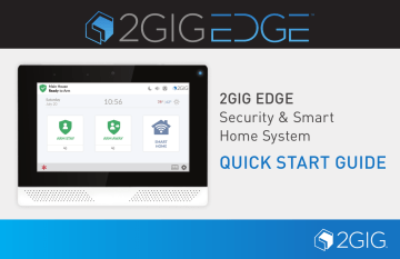 2GIG EDGE Panel Quick Start Guide | Manualzz