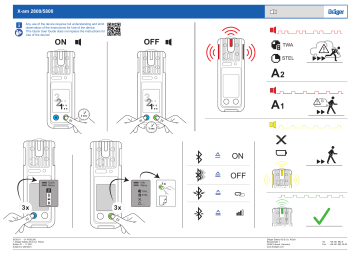 Dräger X-am 2800/X-am 5800 Quick Reference Guide | Manualzz