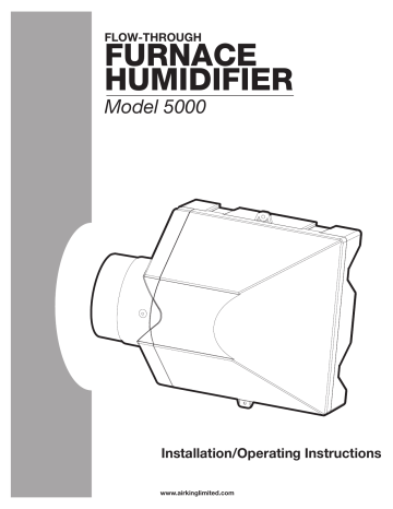 Air King Wait 5000 12 Gallon Flow-Through Furnace Mounted Humidifier ...