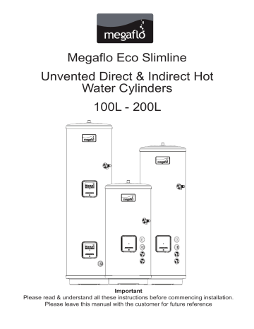 Heatrae Sadia Megaflo Eco Slimline Indirect Installation Manual | Manualzz