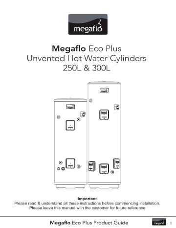 Heatrae Sadia Megaflo Eco Plus 250-300 Installation Manual | Manualzz