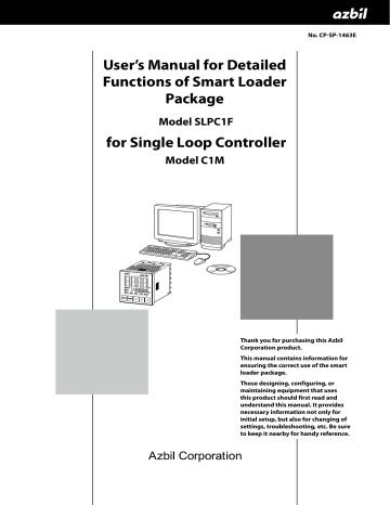 Azbil SLP-C1F Manual | Manualzz
