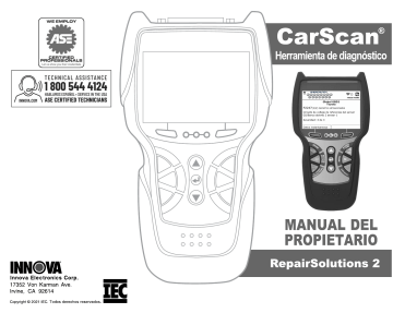 Innova 5160RS FixAssist 5160RS El manual del propietario | Manualzz