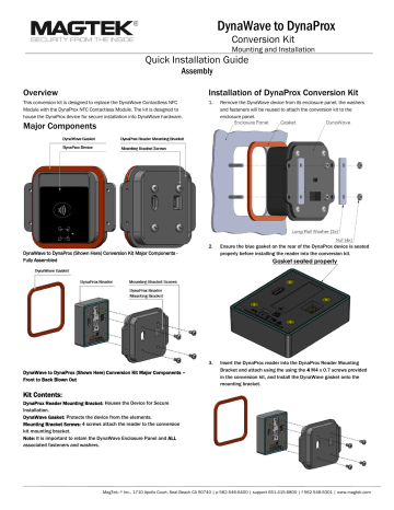 Magtek DynaWave Quick Installation Guide | Manualzz