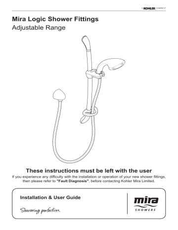 Mira Excel Mixer shower BIR Installation & User Guide | Manualzz