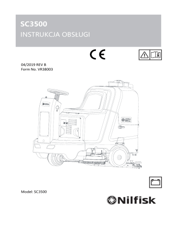 Nilfisk SC3500 OBC G180 BR Scrubber dryer Instrukcja obsługi | Manualzz