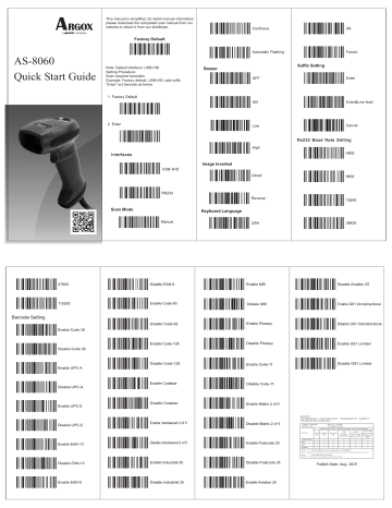 Argox AS-8060 Quick Start Guide | Manualzz