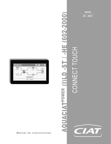 CIAT AQUACIAT POWER ST & HE LD Manual de usuario | Manualzz
