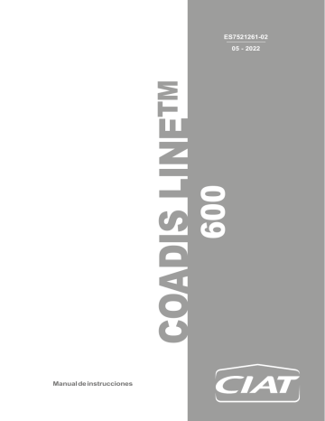 CIAT COADIS LINE 600 instruction manual | Manualzz