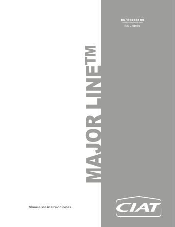 CIAT MAJOR LINE instruction manual | Manualzz
